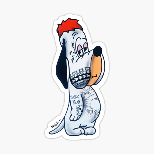 Droopy Dog Stickers | Redbubble
