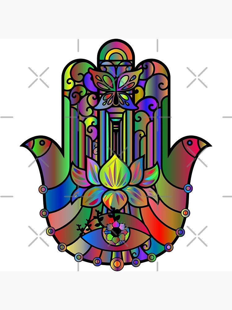 "Fatima hand for good luck in morocco" Poster for Sale by Mouhou-art ...