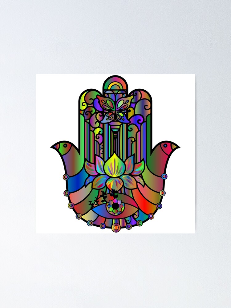 "Fatima hand for good luck in morocco" Poster for Sale by Mouhou-art ...