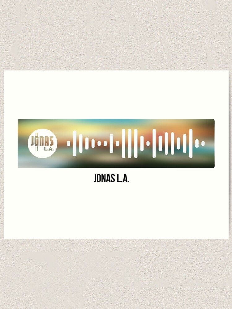 " Jonas LA (Series Album) Code" Art Print for Sale by TheQueuingLife ...