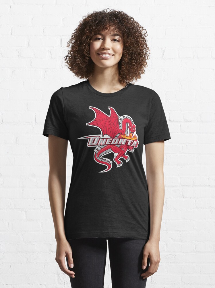 "SUNY Oneonta red dragons" Essential T-Shirt for Sale by bobymino ...