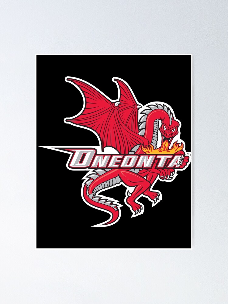 "SUNY Oneonta red dragons" Poster for Sale by bobymino | Redbubble