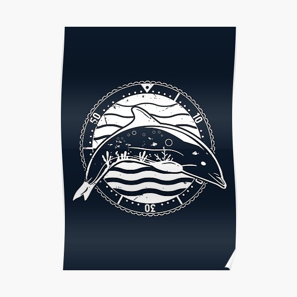 "Dolphin Bezel " Poster by arrowroses | Redbubble