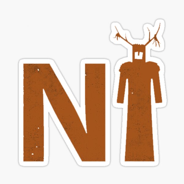 "Ni!" Sticker for Sale by DrTigrou | Redbubble