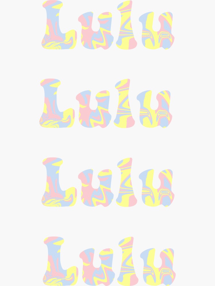 "Lulu" Sticker for Sale by dreamydreams | Redbubble