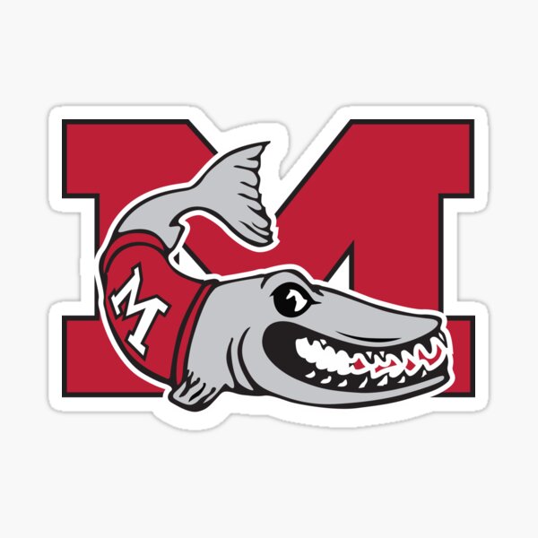 "Muskingum fighting muskies" Sticker for Sale by bobymino | Redbubble