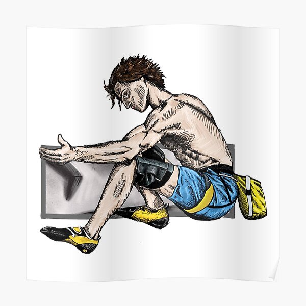 "Adam Ondra Pro Climber Draw " Poster for Sale by Alex3214 | Redbubble