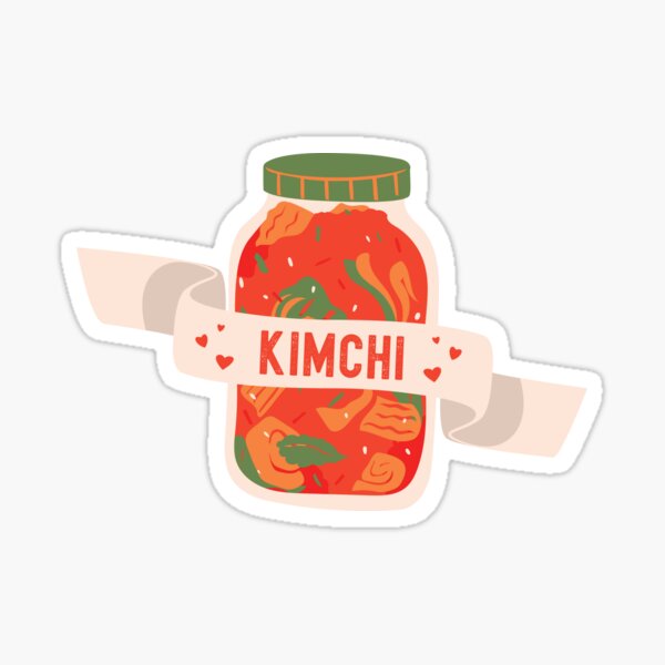 "Love Kimchi" Sticker by stuff-n-stuff | Redbubble