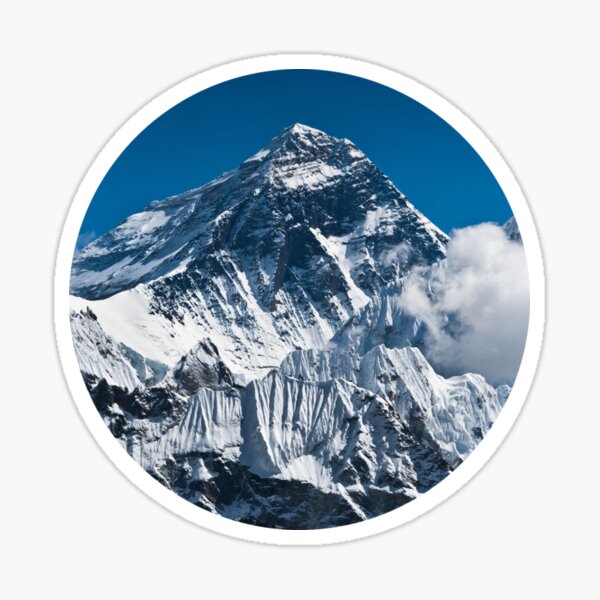 "Mount Everest" Sticker for Sale by tree-of-sorts | Redbubble