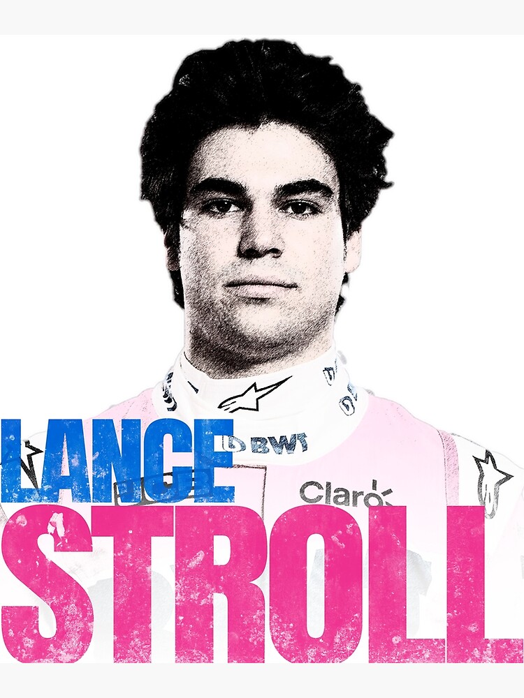 "Lance Stroll - Distressed Poster" Poster for Sale by reval-store ...