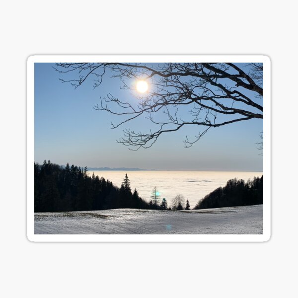 "Sea of fog" Sticker for Sale by Dannad | Redbubble
