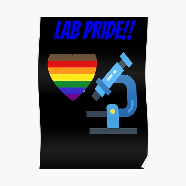"LAB PRIDE Rainbow Pride Month Flag MEDICAL LABORATORY SCIENTIST MED ...