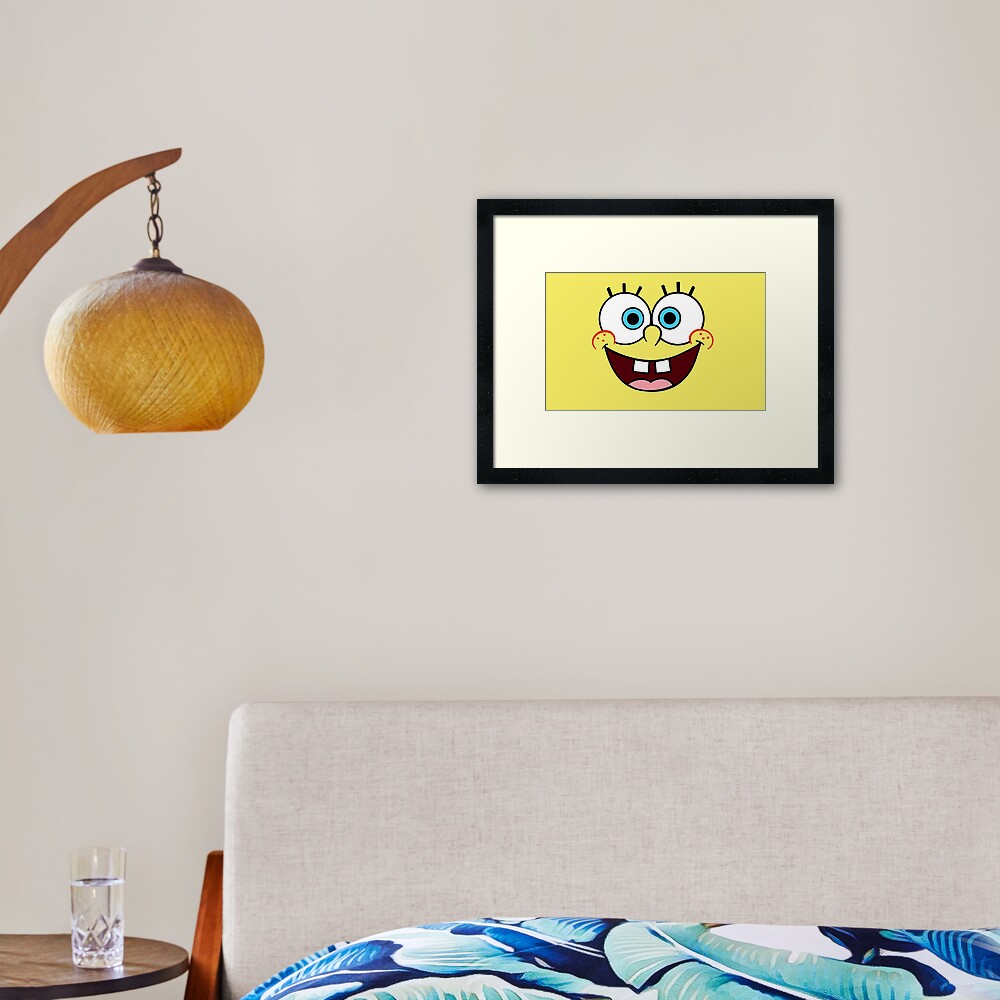 "SpongeBob" Framed Art Print for Sale by biiiam | Redbubble