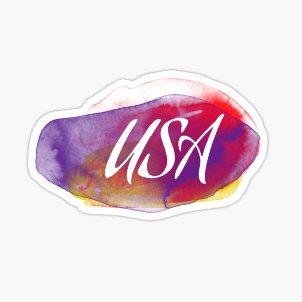 "USA LOGO" Sticker for Sale by Kellerstr44 | Redbubble