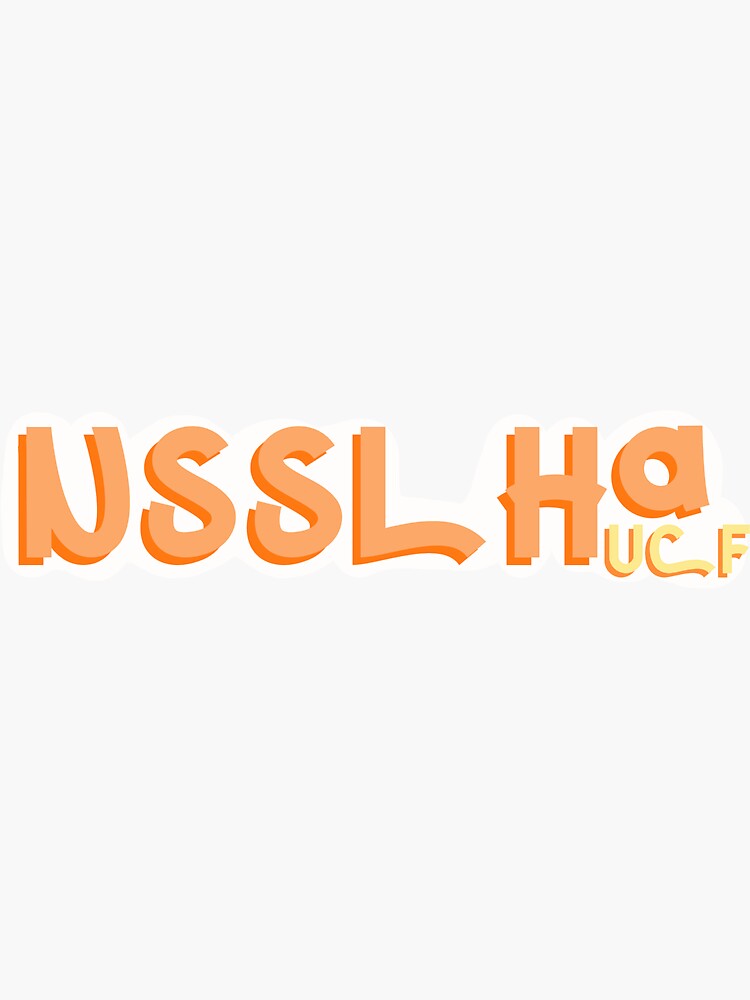 "Retro NSSLHA " Sticker for Sale by ucfNSSLHA | Redbubble