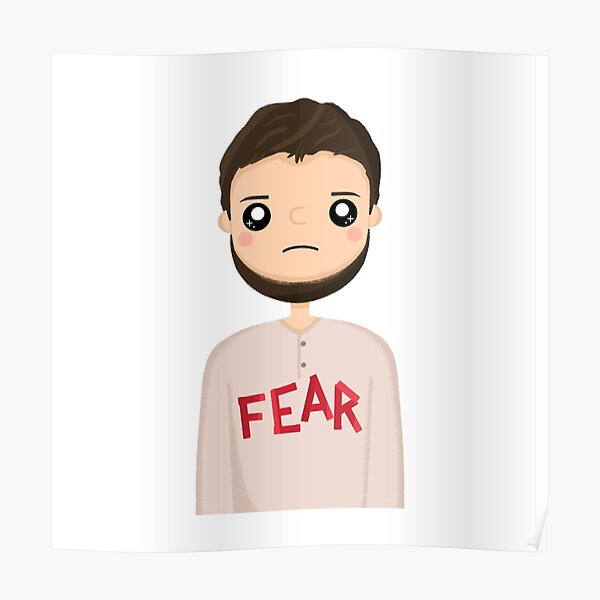 "The Office Mose Schrute FEAR" Poster for Sale by cutermelon | Redbubble