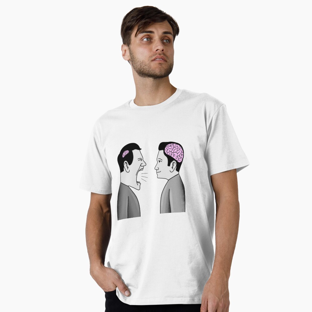 "Small Brain Shouting At Big Brain Meme *HIGH QUALITY*" Photographic Print for Sale by Alex3214 ...