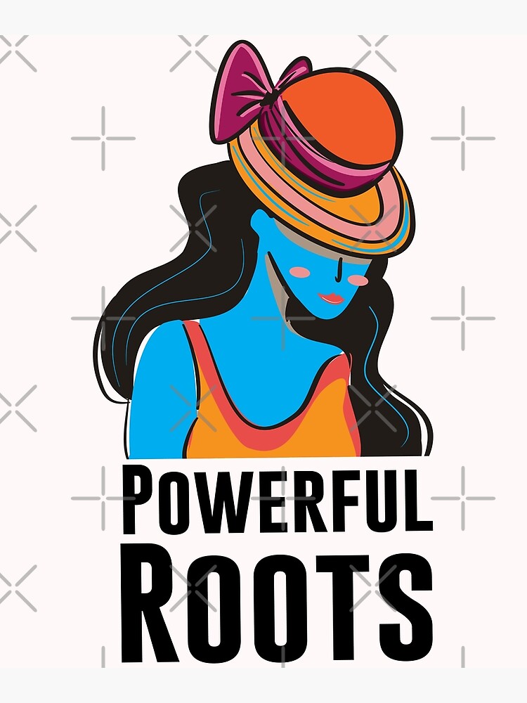 Póster «Mujer negra empoderada y con raíces fuertes y poderosas» de ...