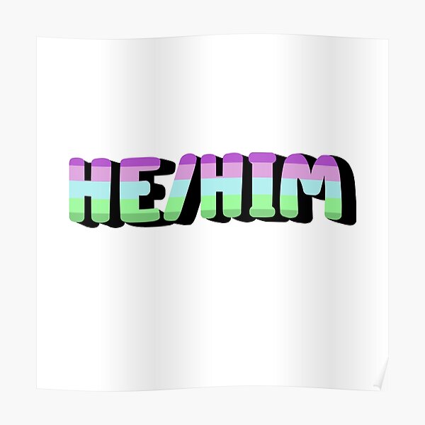 "Toric Pride Flag He/Him Pronoun" Poster for Sale by EuropaPrints ...