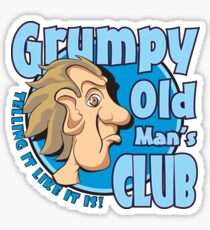 Grumpy Old Man Stickers | Redbubble