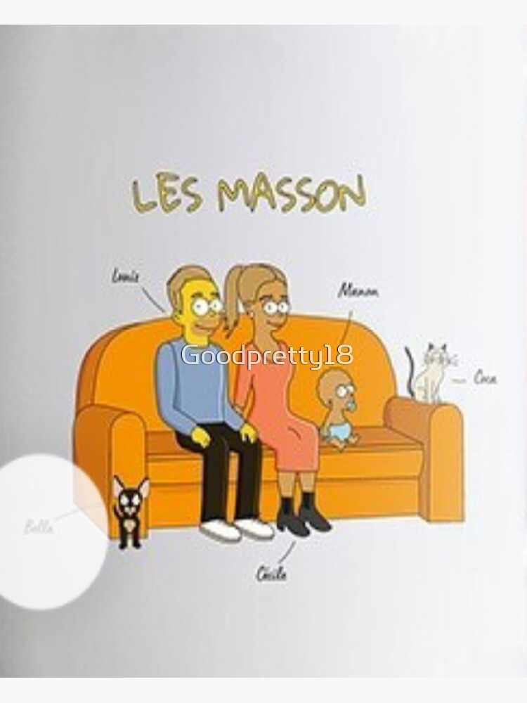 "the LES MASSON family, a happy and loving family" Sticker for Sale by ...
