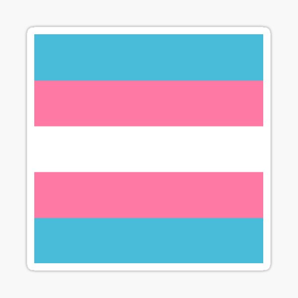 "Trans Pride Stripe" Sticker for Sale by awcrafts | Redbubble