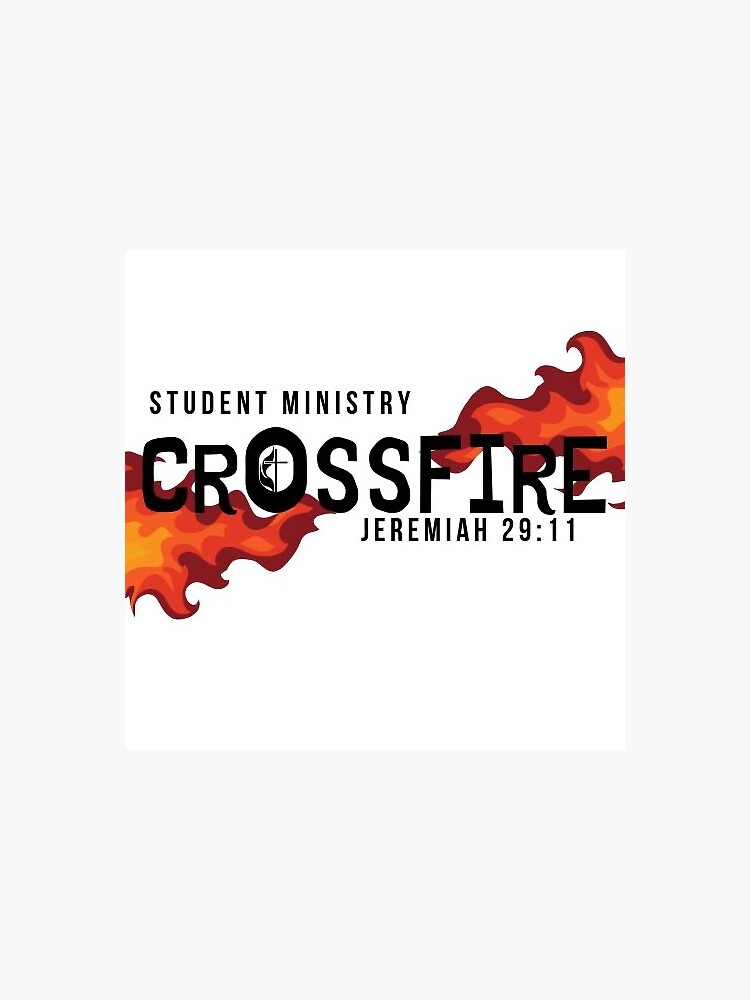 "CrossFire Youth Logo" Sticker by PBandJSmithen | Redbubble
