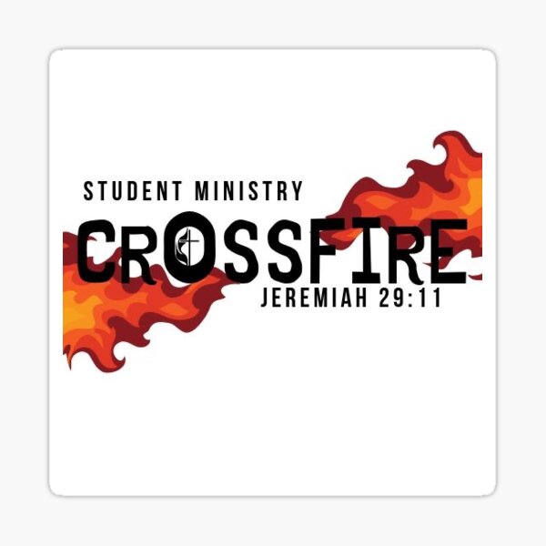 "CrossFire Youth Logo" Sticker by PBandJSmithen | Redbubble