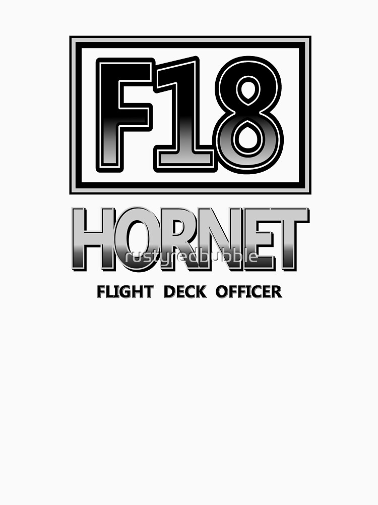 "F18 flight deck" T-shirt for Sale by rustyredbubble | Redbubble ...