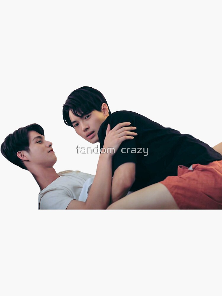 "Tine on top of Sarawat sticker - 2gether" Sticker for Sale by ...