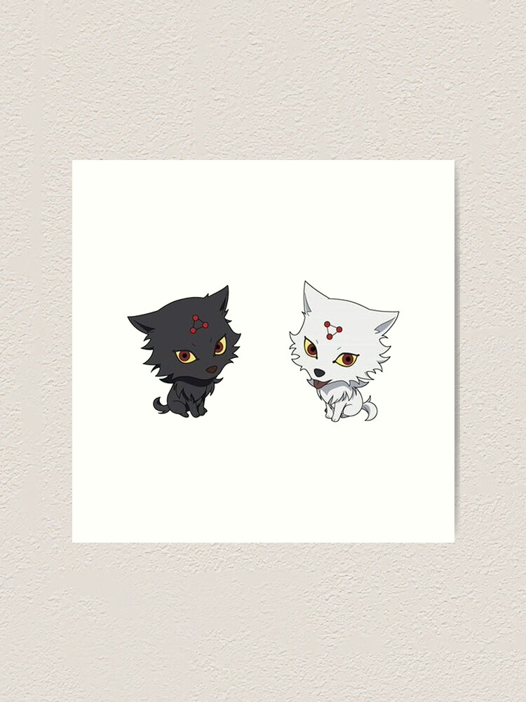 "DIVINE DOGS CHIBI Jujutsu kaisen" Art Print for Sale by qwarlowrius1 ...