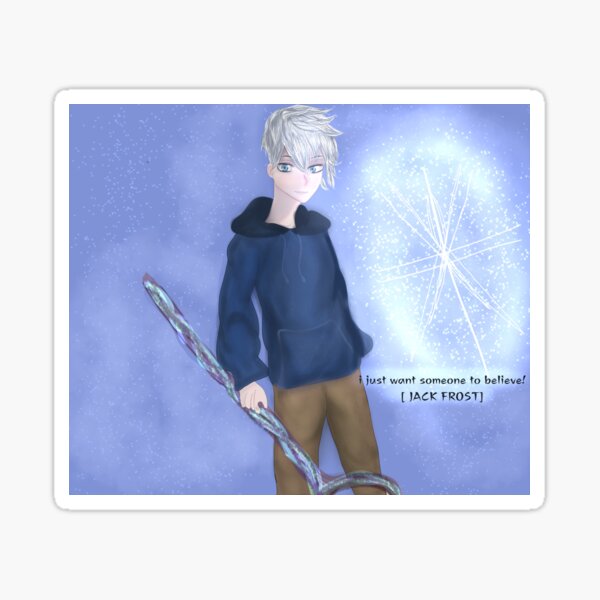 "jack frost fan art Tshirt" Sticker for Sale by kimseokyajin | Redbubble