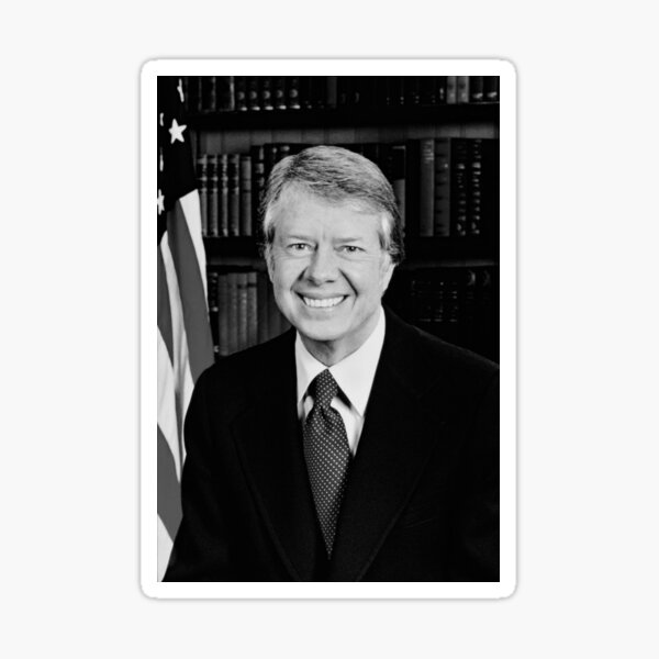 "President Jimmy Carter" Sticker for Sale by warishellstore | Redbubble