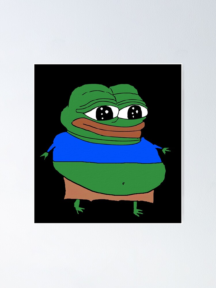 "Fat Rare Pepe Apu Apustaja" Poster for Sale by Slav-Art | Redbubble