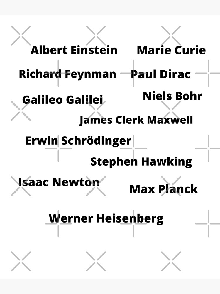 Most Famous Physicists Sticker pack ! Einstein Dirac Newton Bohr ...
