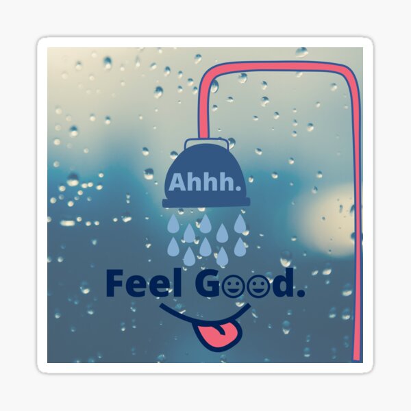 "Feel Good." Sticker for Sale by D-Winch | Redbubble