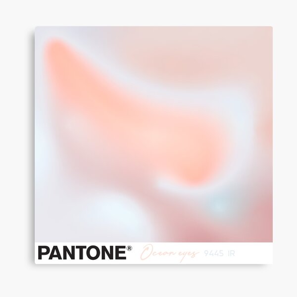 "Pantone iridescent colors palette" Canvas Print for Sale by ...