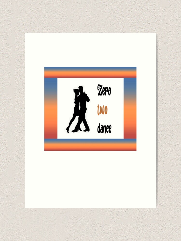 "Zero Two Dance" Art Print by galaxyou33 | Redbubble