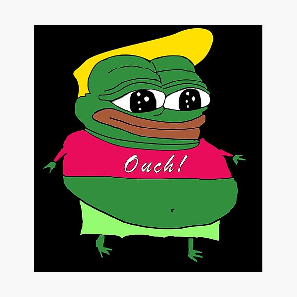 Lámina fotográfica «Fat Chad Raro Pepe Apu Apustaja» de Slav-Art ...