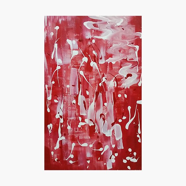"The Flow Of Red Color " Photographic Print by SirineOrihara | Redbubble