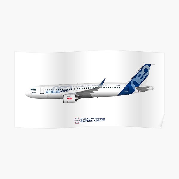 Airbus A320 Posters | Redbubble
