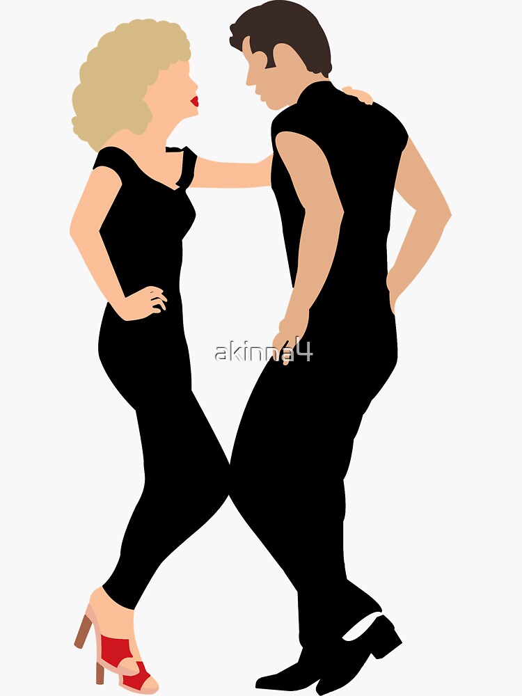 "Grease Movie Art" Sticker for Sale by akinna4 | Redbubble