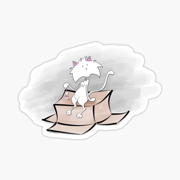 "Alleycat" Sticker for Sale by Ydon | Redbubble