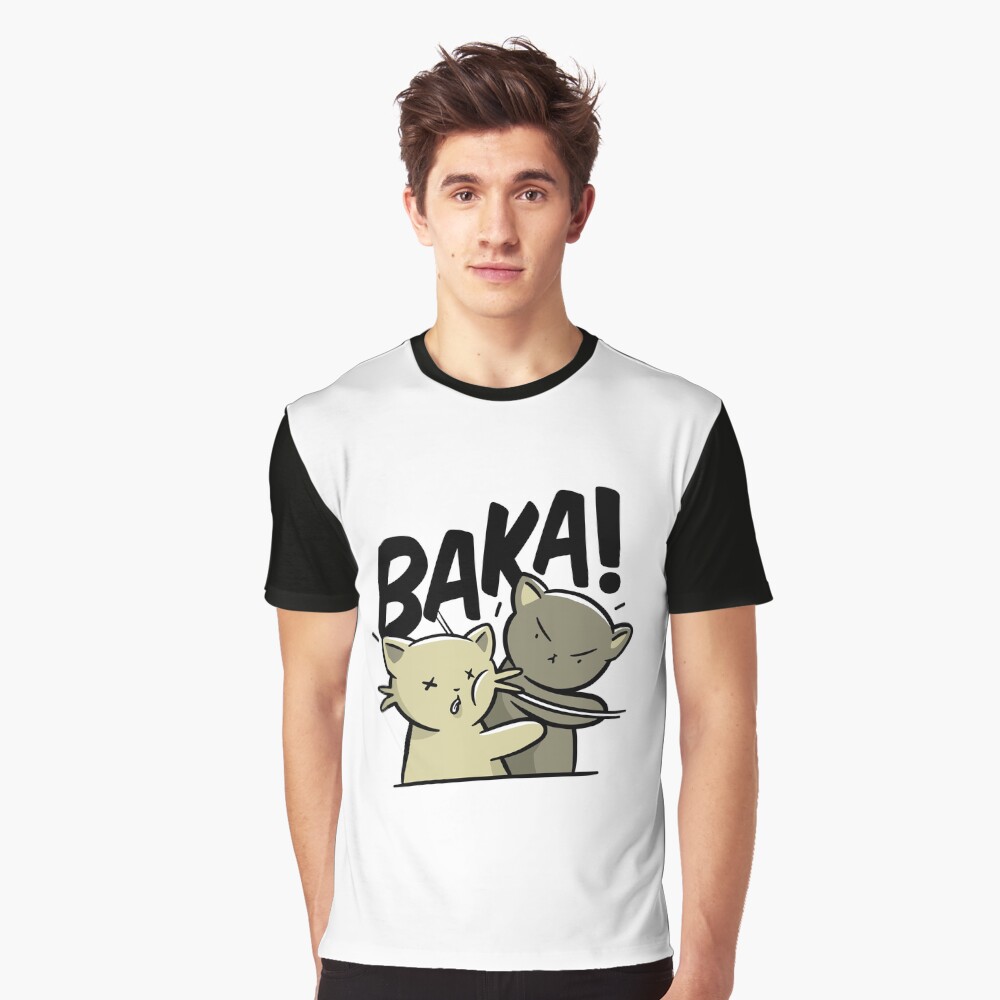 "Baka Cat" Sticker by Dase23 | Redbubble