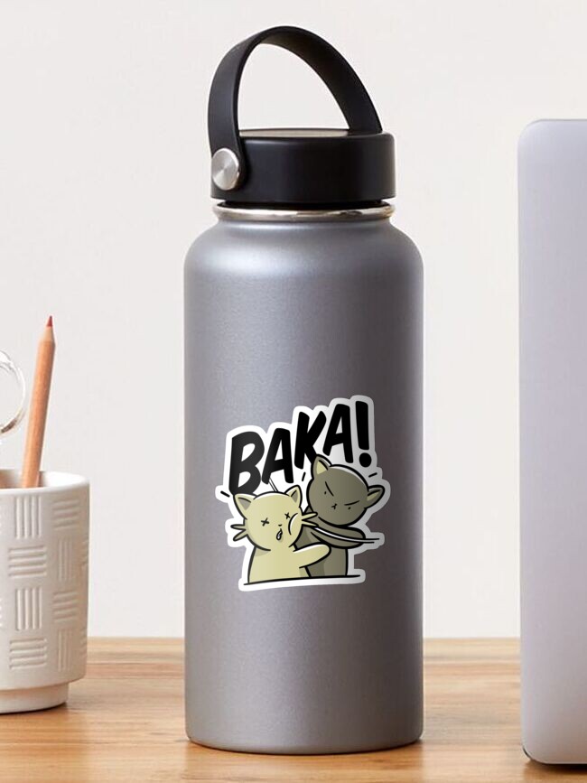 "Baka Cat" Sticker by Dase23 | Redbubble