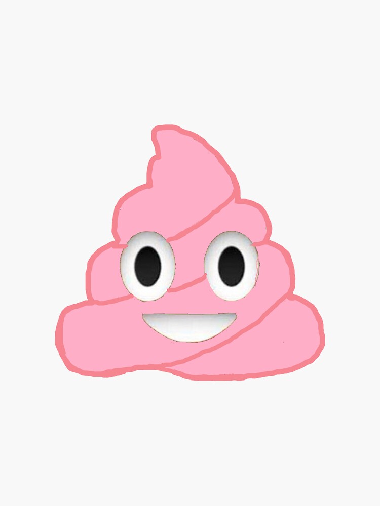 "Pink Poop" Sticker for Sale by dancerelyn | Redbubble