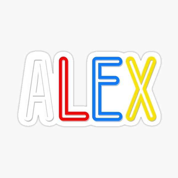 "Your Personified Goodies - Alex" Sticker by Wintoons | Redbubble