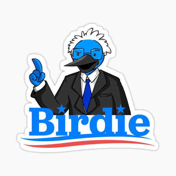 Birdie Sanders Stickers | Redbubble