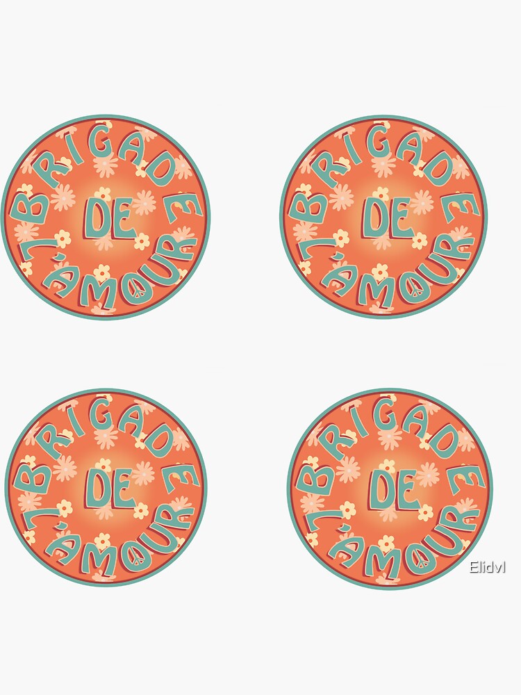 "BDA" Sticker for Sale by Elidvl | Redbubble