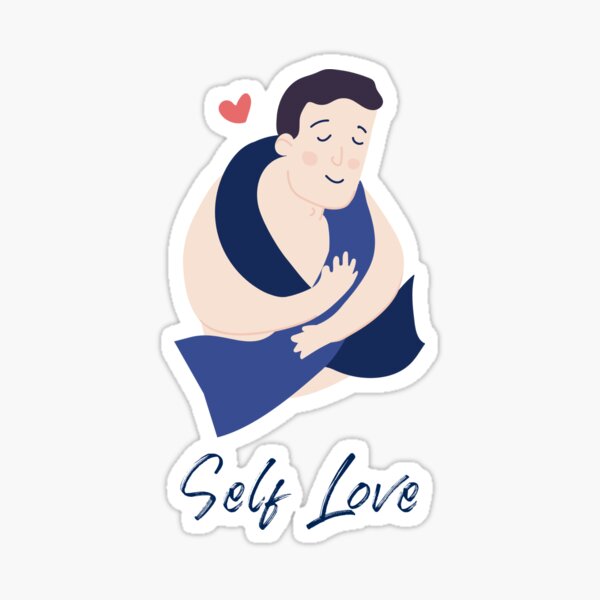 "Self Love Hug" Sticker for Sale by MrLamoose | Redbubble